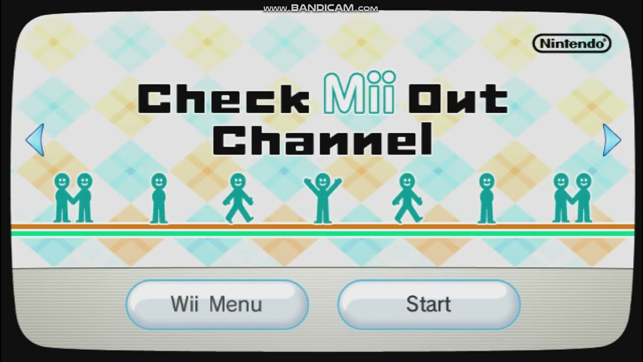 My WII Menu - 2022 - YouTube