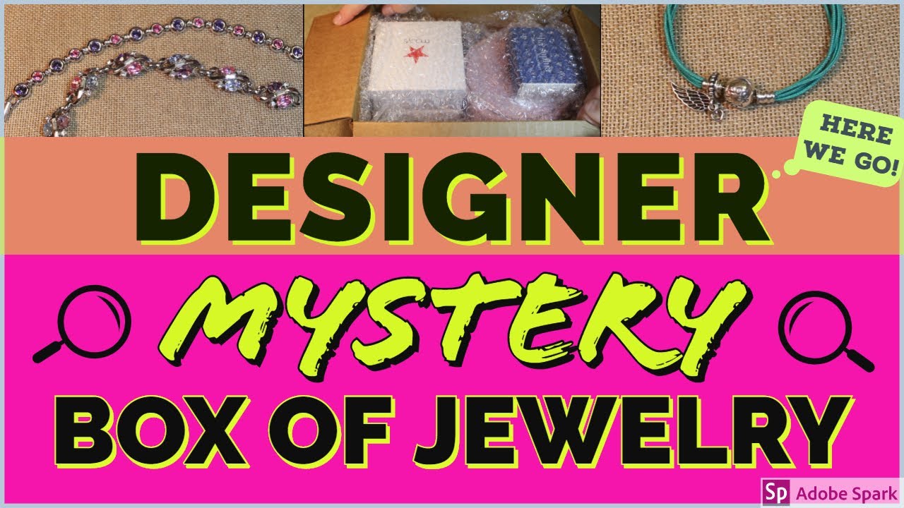 2lb GOODWILL MYSTERY DESIGNER JEWELRY BOX UNBOXING UNJARRING Reveal ...