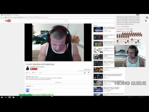 Tyler1 reacts to his Draven Hype Montage