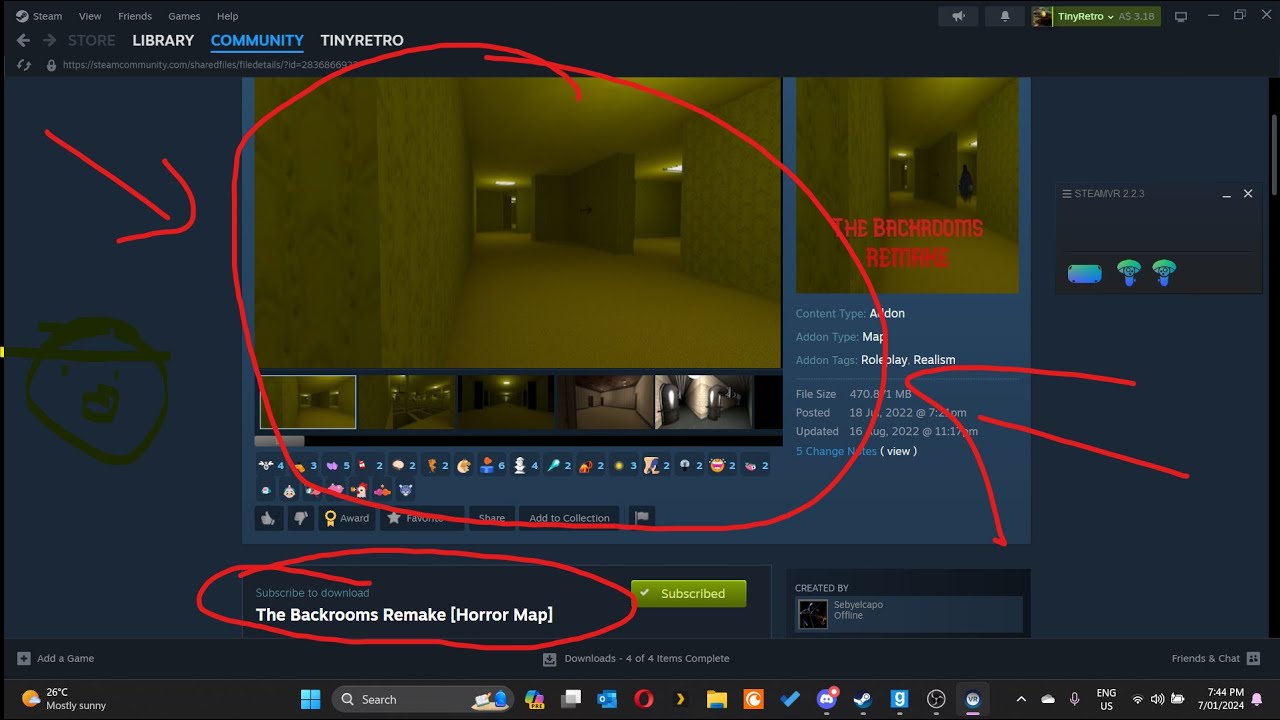 gmod backroom game - YouTube