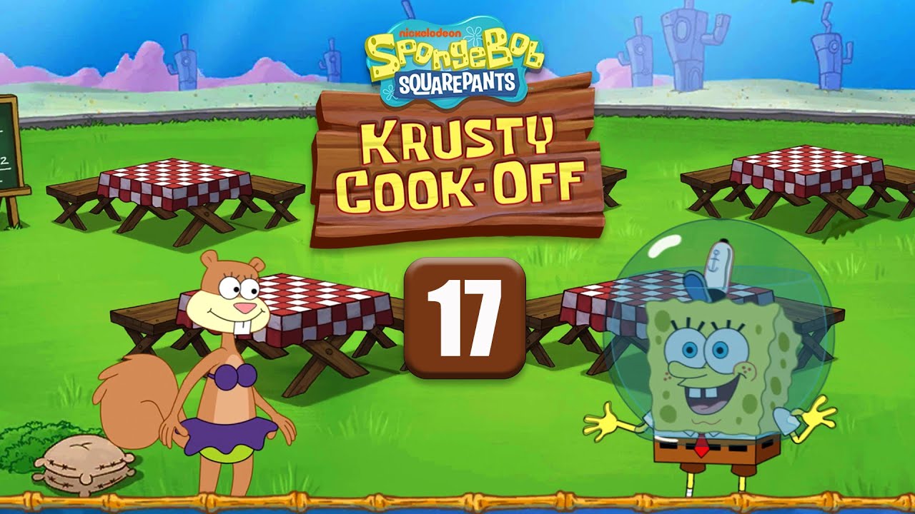SpongeBob: Krusty Cook-Off - Sandy's BBQ - Part 17 - (Level 01-05 ...