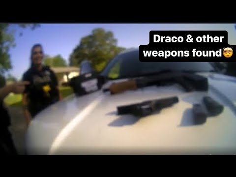 PERPS DROP THEIR DRACO FLEEING FROM POLICE! DON'T EVER LET YOUR GUARD ...