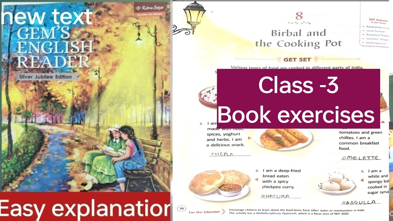 L-8 Birbal and the cooking pot || Class -3 #gemsenglishreader( silver ...