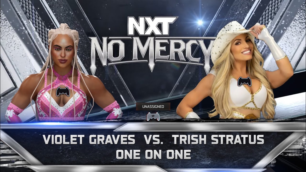 WWE 2K25 Universe Mode: Violet Graves Vs. Trish Stratus - YouTube
