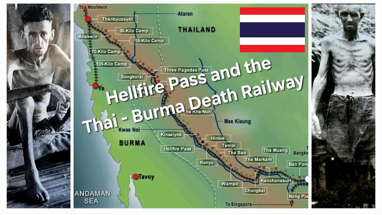 Hellfire Pass and the Thai - Burma Death Railway of WW2 - YouTube