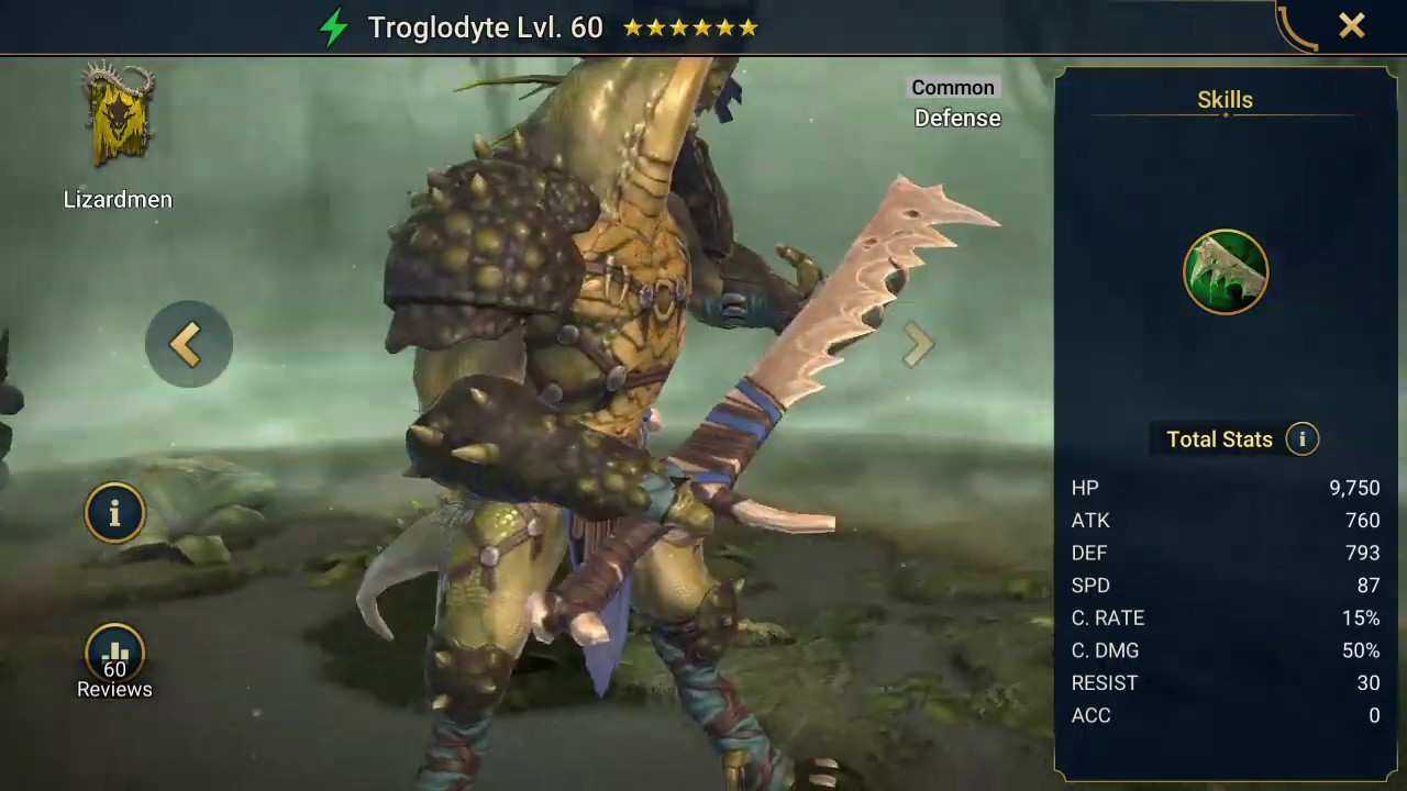 Raid: Shadow Legends - All Characters From The "Lizardmen" Faction ...