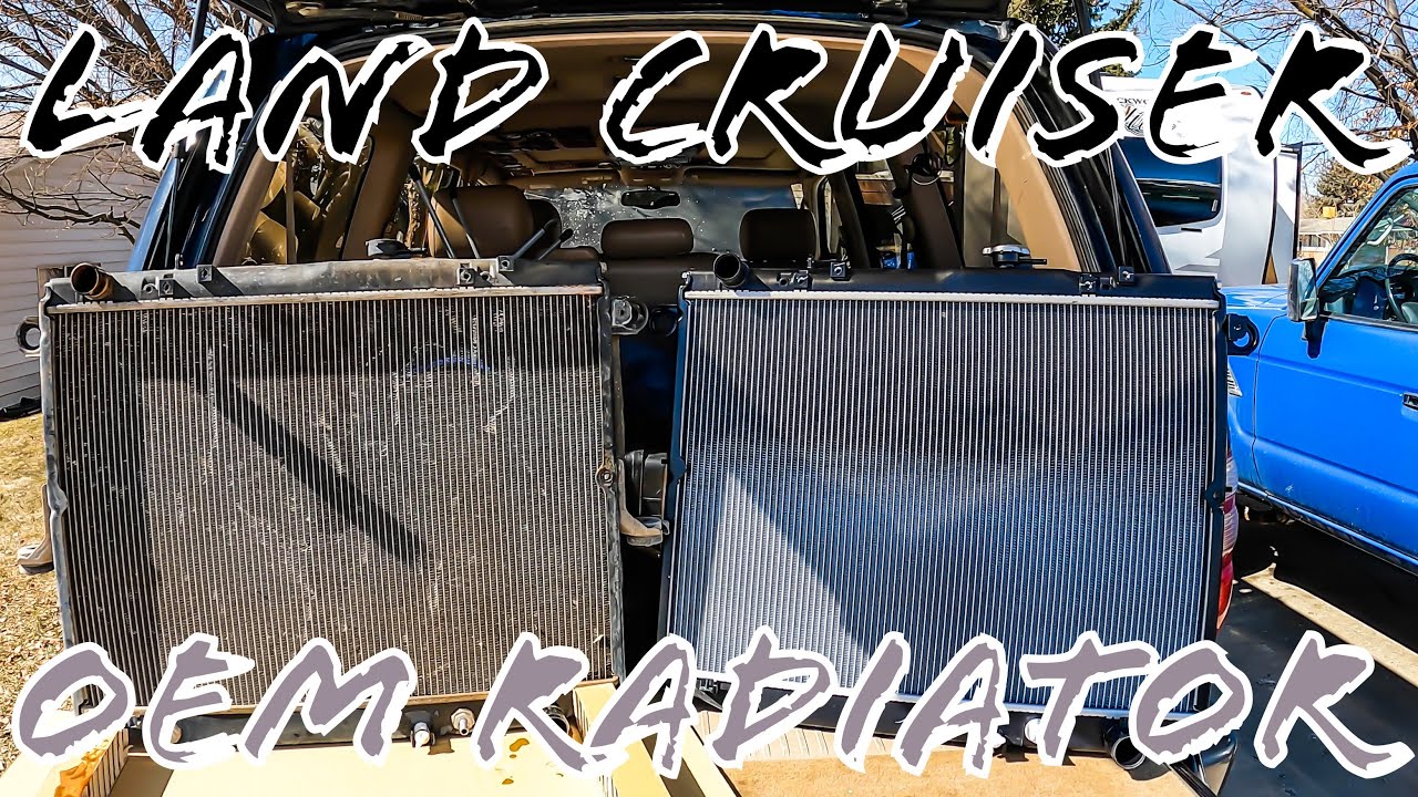 HOW TO REPLACE A RADIATOR ON A 100 SERIES LAND CRUISER | OEM TOYOTA ...
