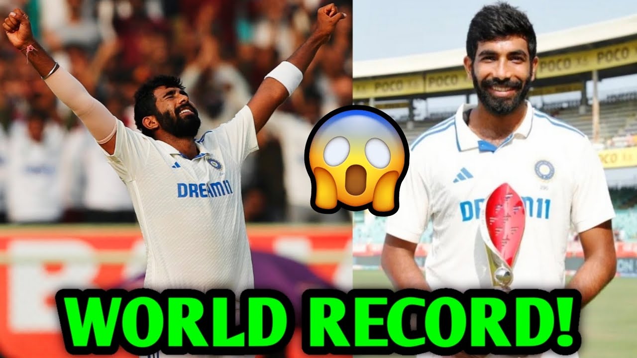 Jasprit Bumrah becomes FIRST EVER Bowler to do this...WORLD RECORD 😱 ...
