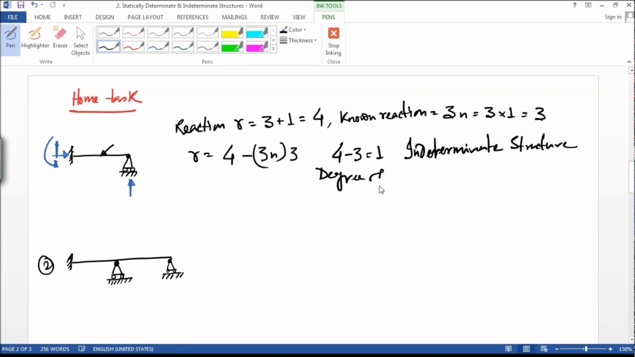 Structural Analysis - Examples of (Beam) Statically Determinate ...