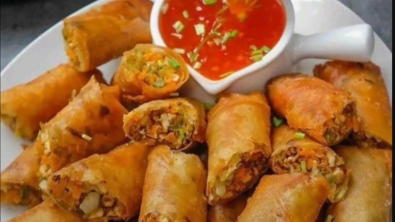 Home made spring rolls recipe How to fold the spring rolls perfectly ...