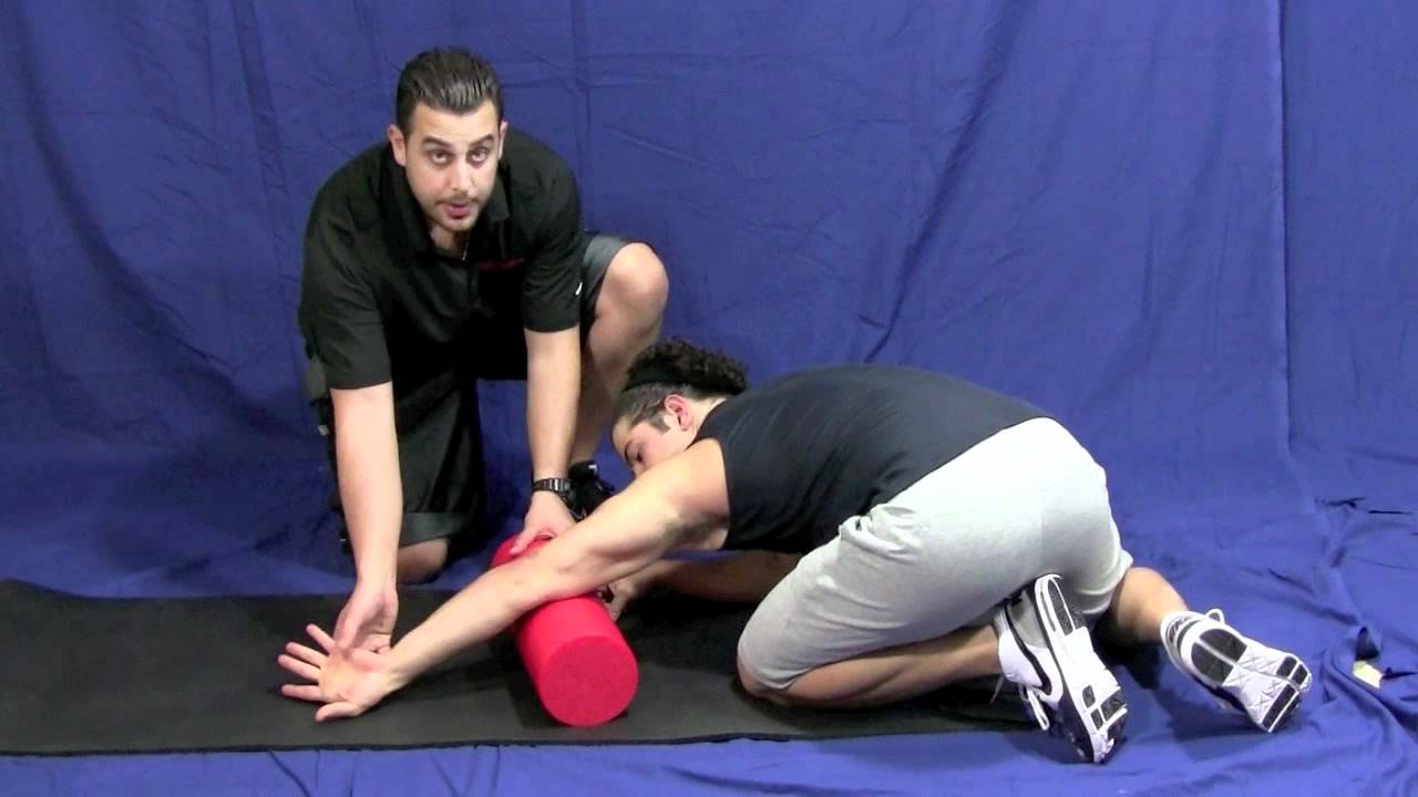 BICEP FRONT OF ARM FOAM ROLL - YouTube