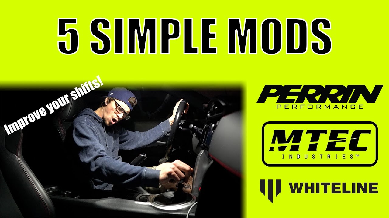 5 SIMPLE MODS TO IMPROVE YOUR SHIFTING (BRZ/86/FRS) - YouTube