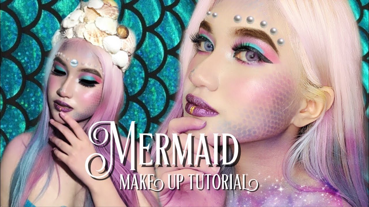 MERMAID MAKE UP TUTORIAL USING CARELINE COSMETICS | Nicole Fajardo - YouTube
