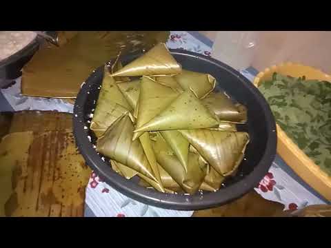 Bicol Kakanin(Pinuso) pero hugis triangle - YouTube