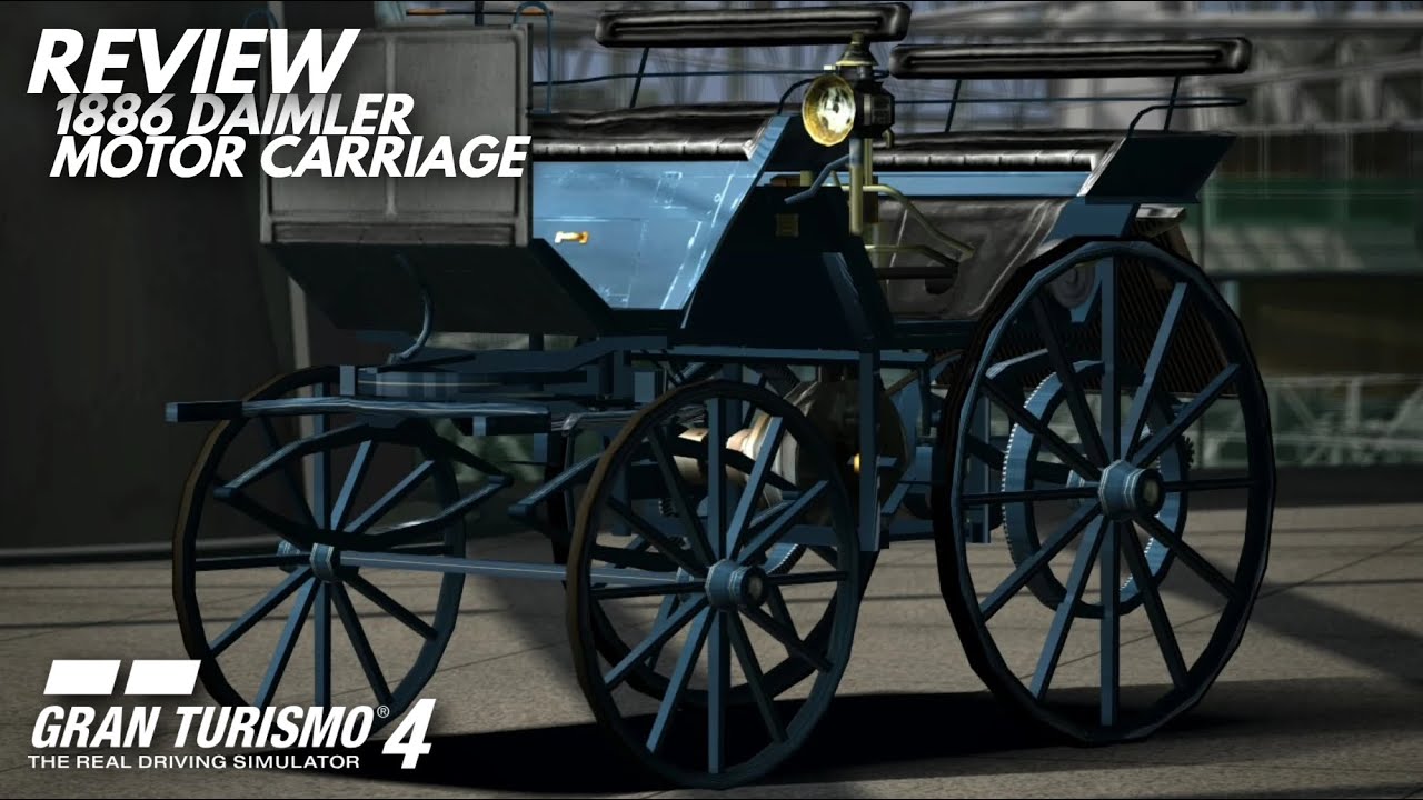 GT4 | 1886 Daimler Motor Carriage | Gran Turismo 4 Retro Review - YouTube