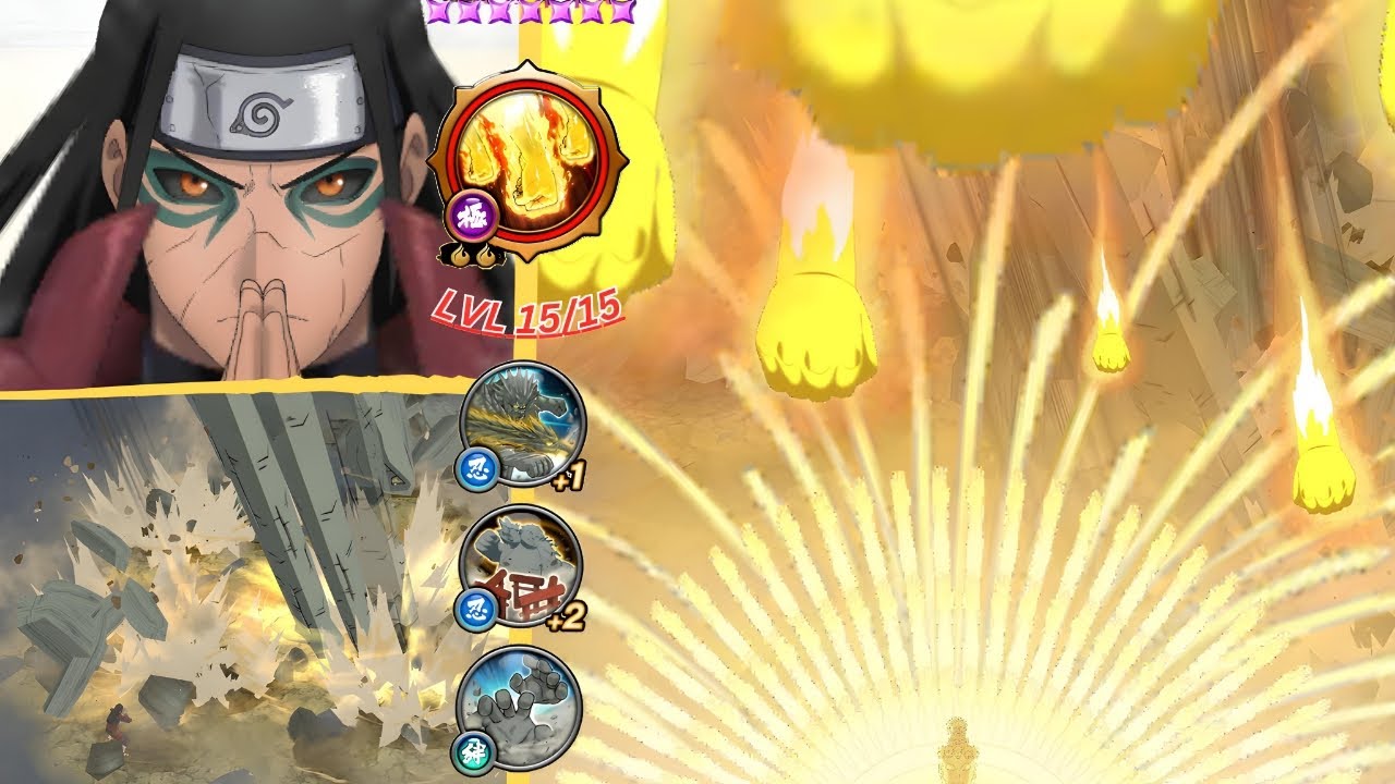 NxB NV: Hashirama Senju (Reanimated Sage Mode) Maxed EX rekit Showcase ...