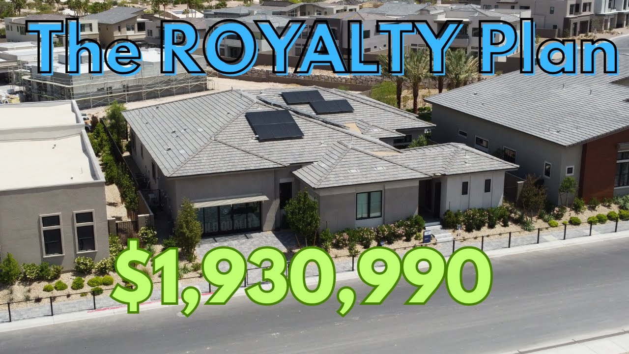 Inside the Kingsgate at The Pointe | $2M+ Modern Luxury Home in Summerlin by Pulte Homes - YouTube