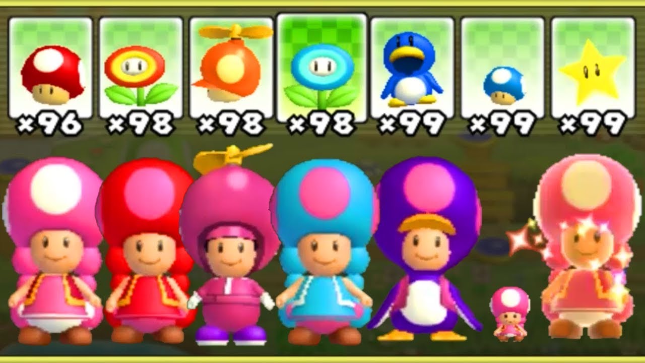 Toadette Ci Nswitch Nsmbud 1 Items 00 New Super Mario Bros U Deluxe