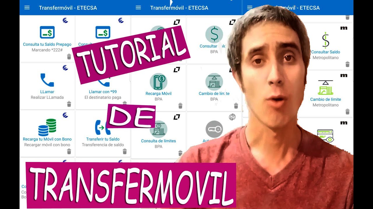 COMO REGISTRARSE Y AUTENTICARSE EN TRANSFERMOVIL - YouTube