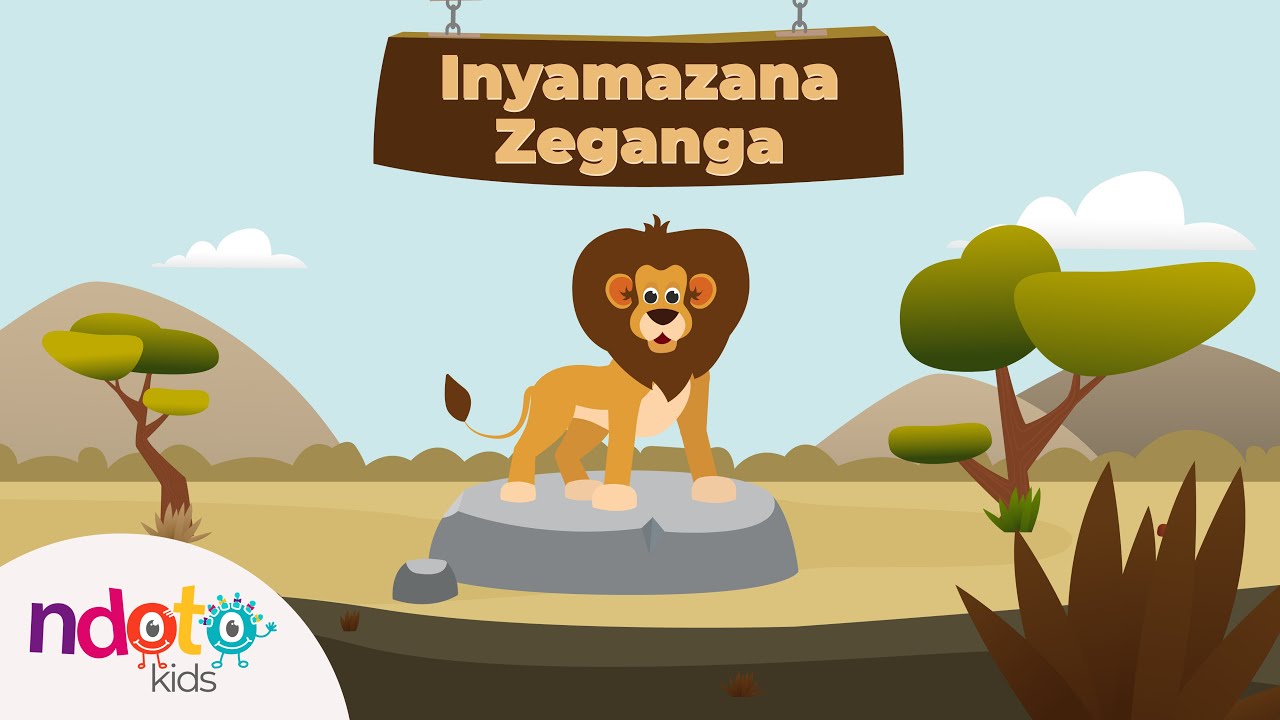 Inyamazana Zeganga (Wild Animals) | Ukufunda Amabala (Learning Words ...