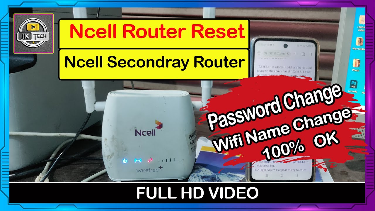 How to reset Ncell Router | Ncell Router reset kaise kare | वाईफाई का ...