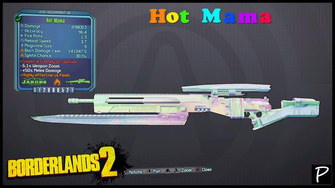 Borderlands 2: Hot Mama (Effervescent weapons #8) - YouTube