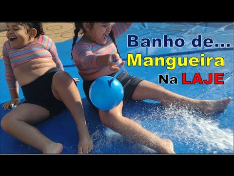 BANHO DE MANGUEIRA NA LAJE