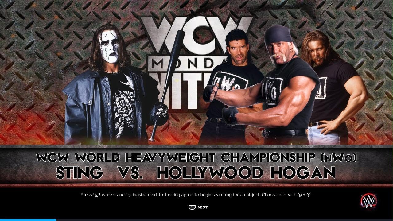 Sting vs. Hollywood Hogan - NWO Championship Match - YouTube