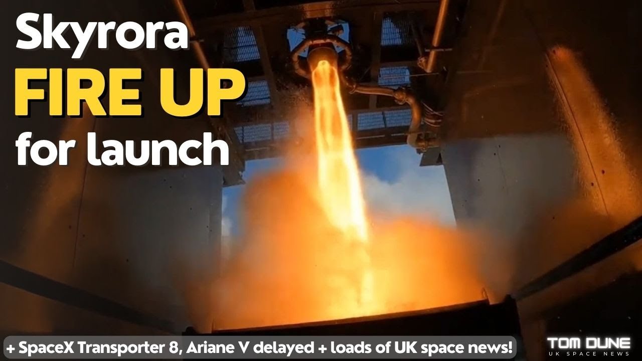 UK Space News: Skyrora engine triumph, UK payloads fly SpaceX as Miura 1 and Ariane V abort ...