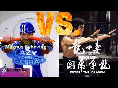 Battle of the Nunchucks: Enter the Dragon vs. LazyTown Action Time ...