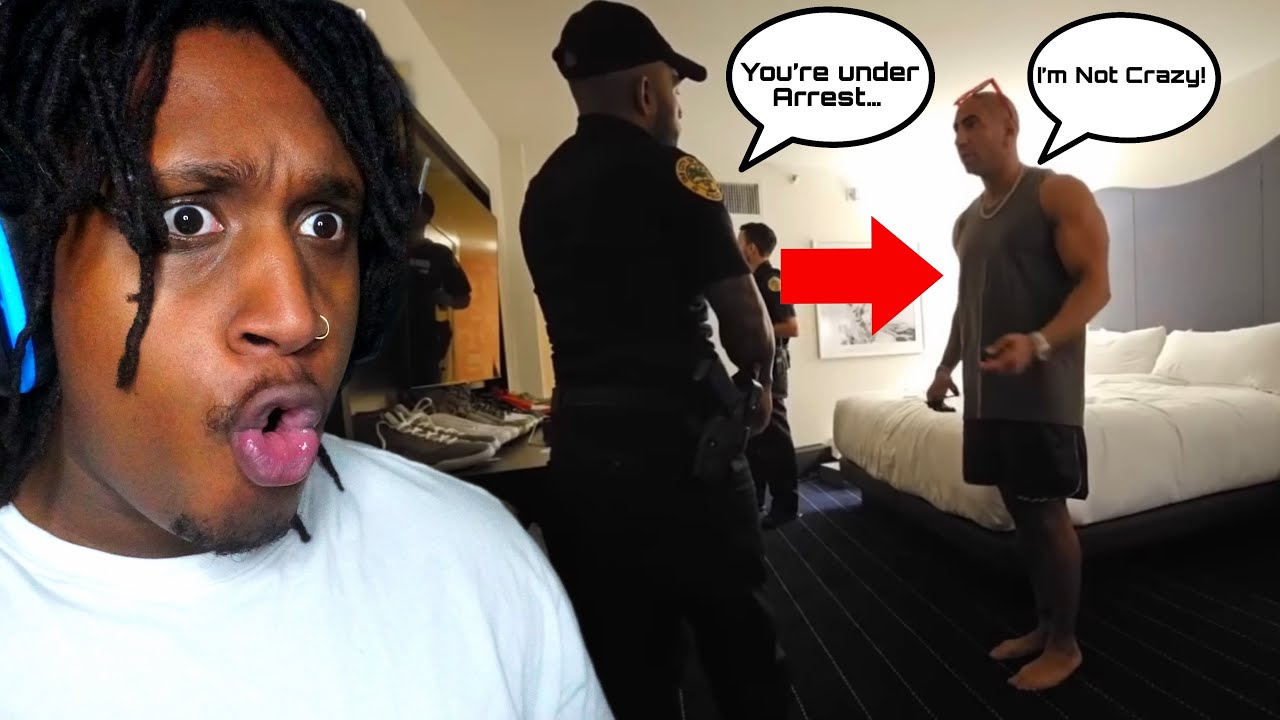 Fousey Gets Arrested On Live Stream After Swatting Himself **REACTION ...