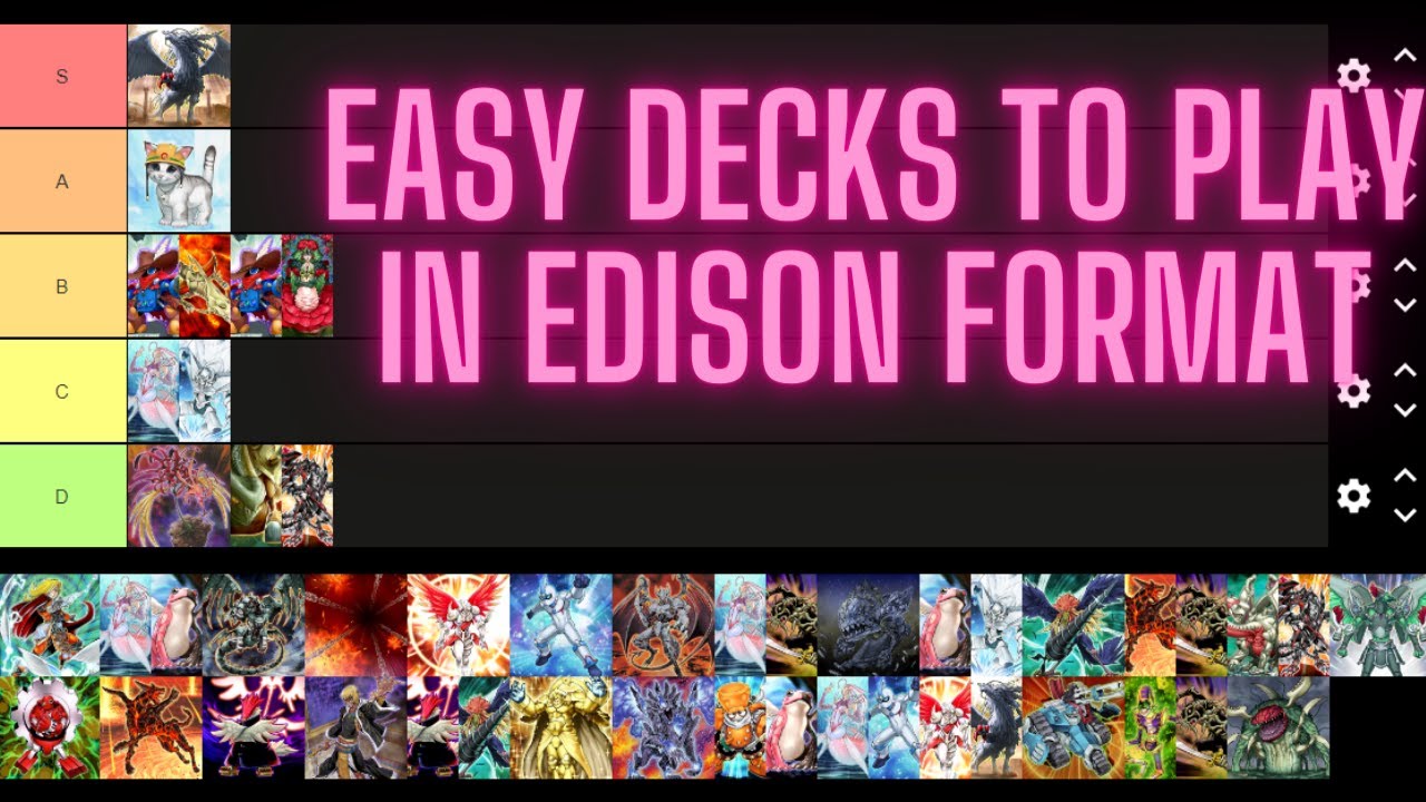Easy Decks to Play in Edison Format - YouTube