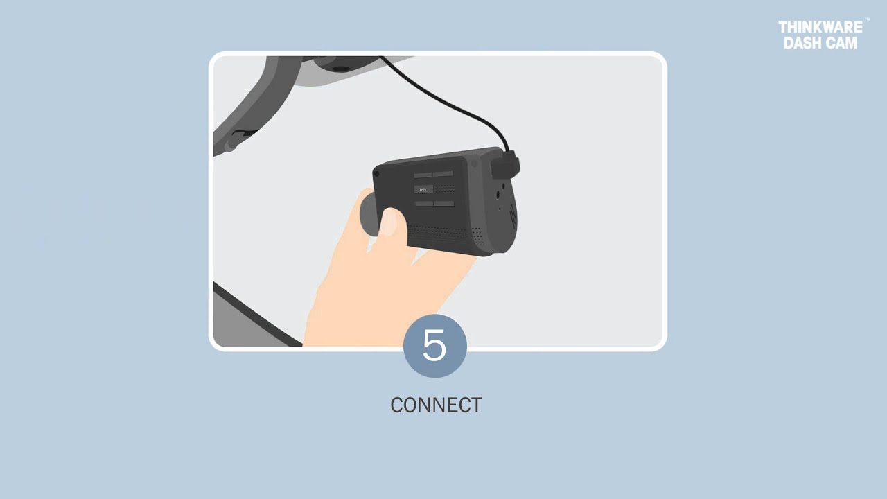 How to mount the THINKWARE Dash Cam F Series - A Guide - YouTube