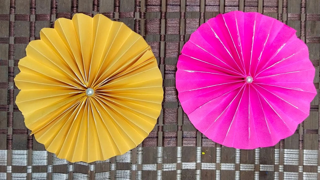 Paper Rosettes| How to Make Paper Rosettes Flowers - YouTube