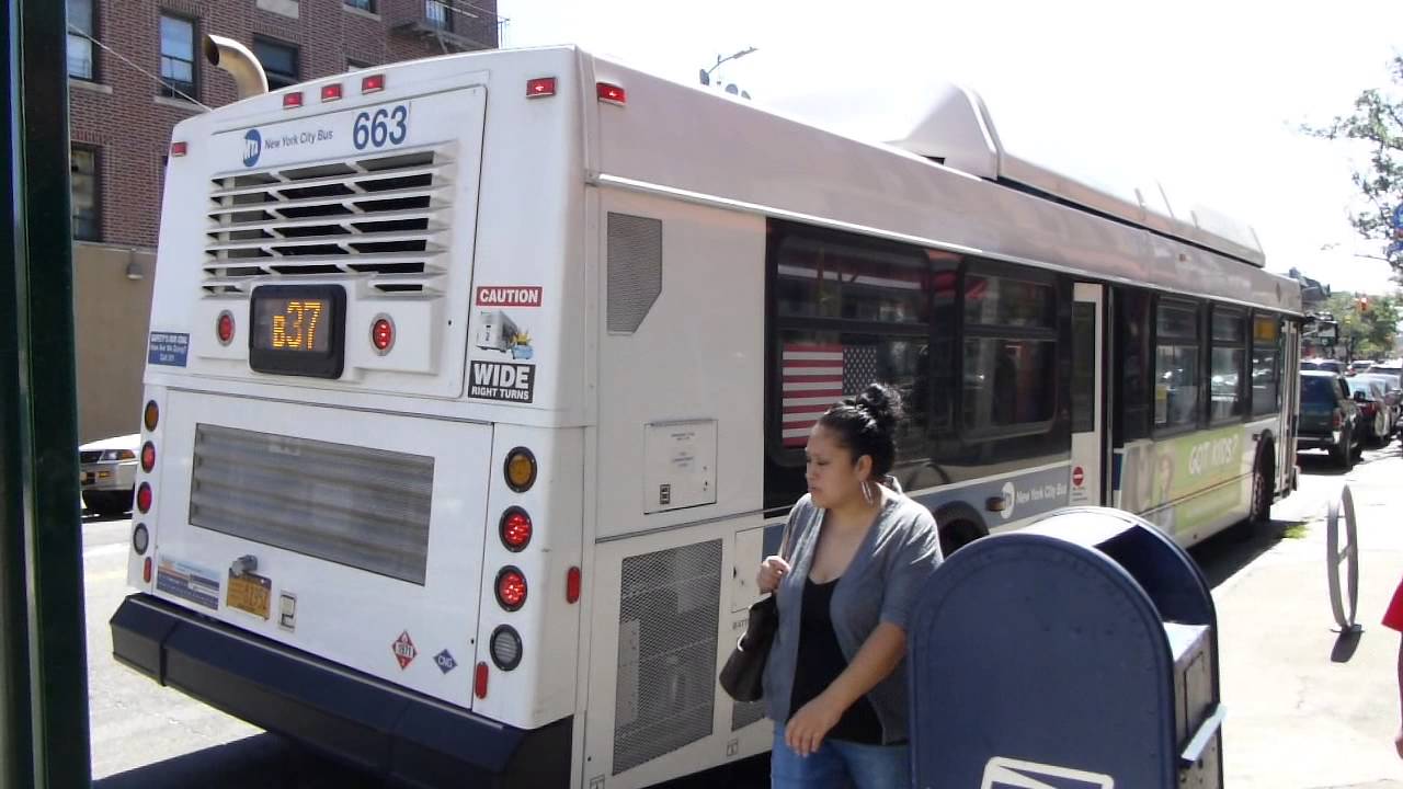 MTA NYCT Bus: 2013 New Flyer C40LF B37 Bus #663 at 86th St-3rd Ave ...