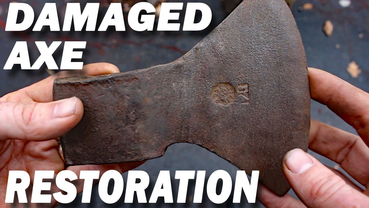Restoring a Damaged Axe & Making a Wet Form Sheath - YouTube