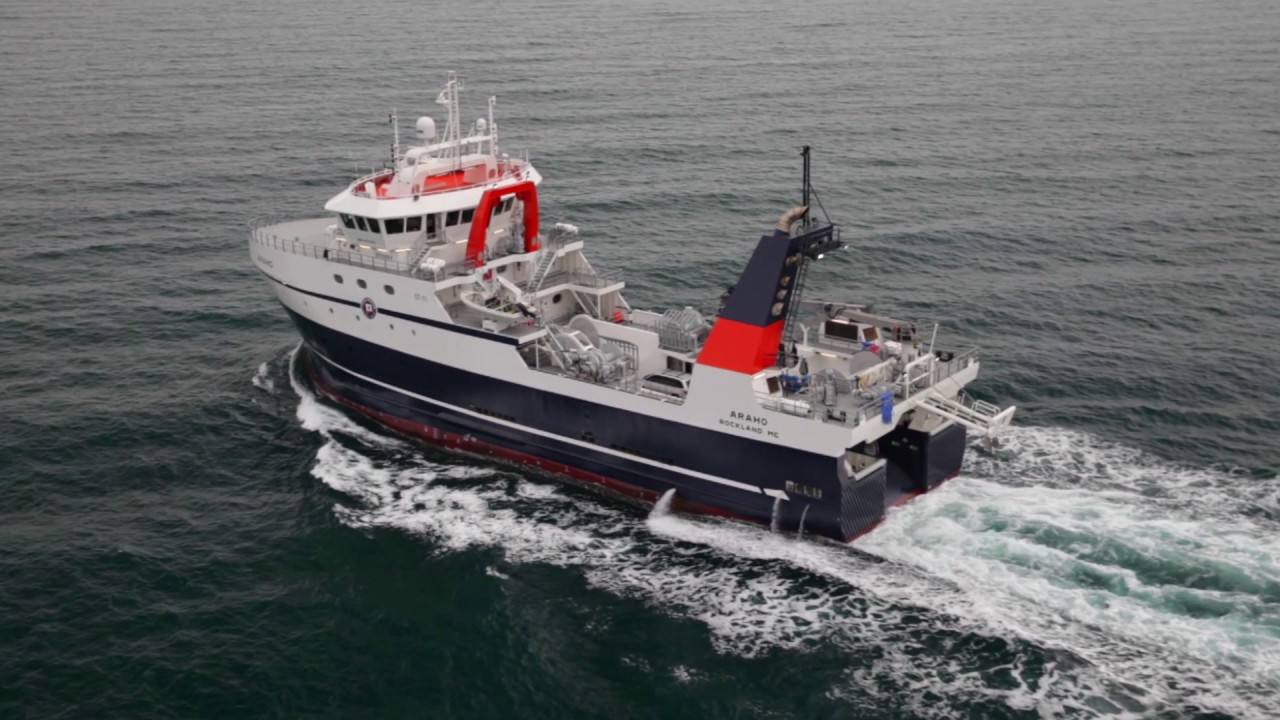 F/T ARAHO Delivery - Freezer Processor Factory Trawler - YouTube