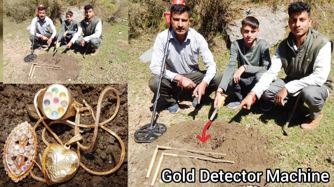 How To Use Gold Detector Machine | Metal Detecting For Dowsing Rod ...