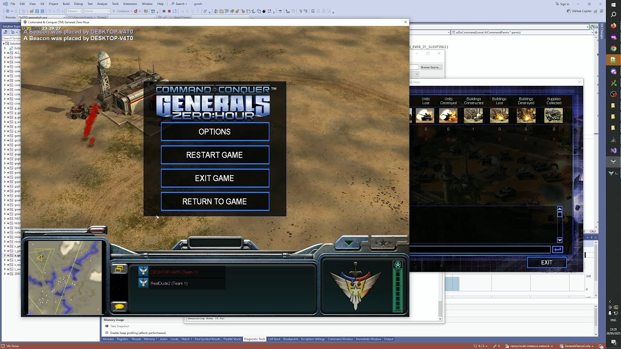 Let's fix Generals Zero Hour 0665 - Implement Replay pause, frame step ...
