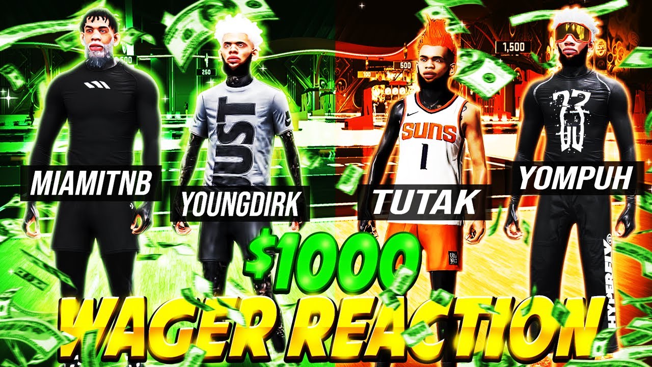 YoungDirk Wagered Yompuh & THE BEST SHOOTER ON NBA 2K24 Tutak For $1000 ...