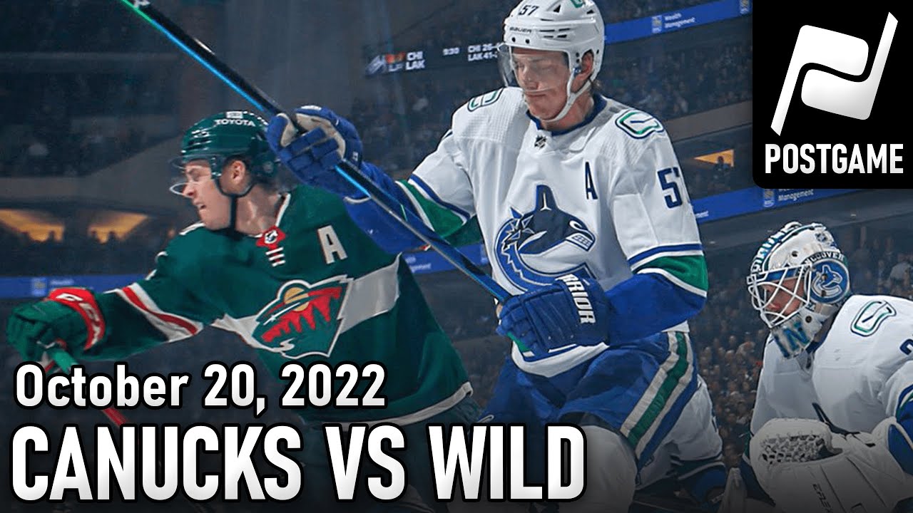 FIVE STRAIGHT LOSSES // Canucks vs Wild Post-Game - YouTube