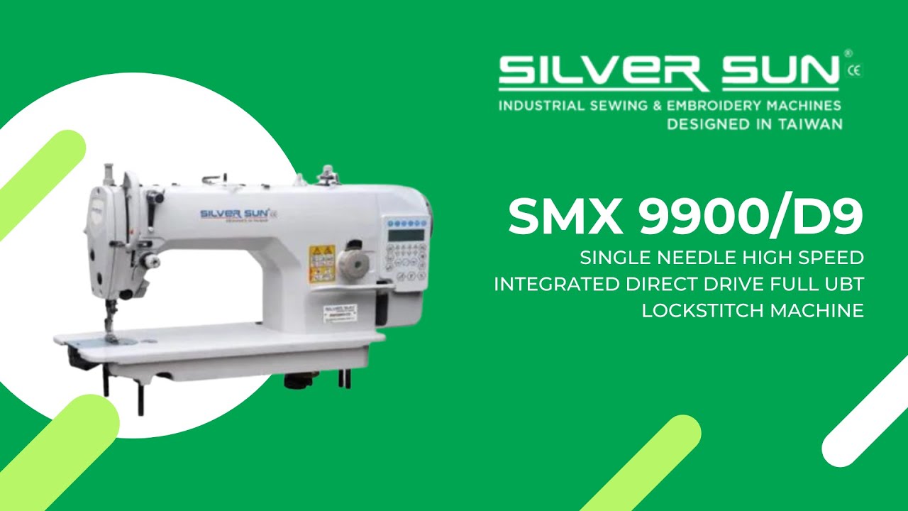 Silver Sun SMX 9900/D9 Single Needle Direct Drive UBT Lockstitch ...