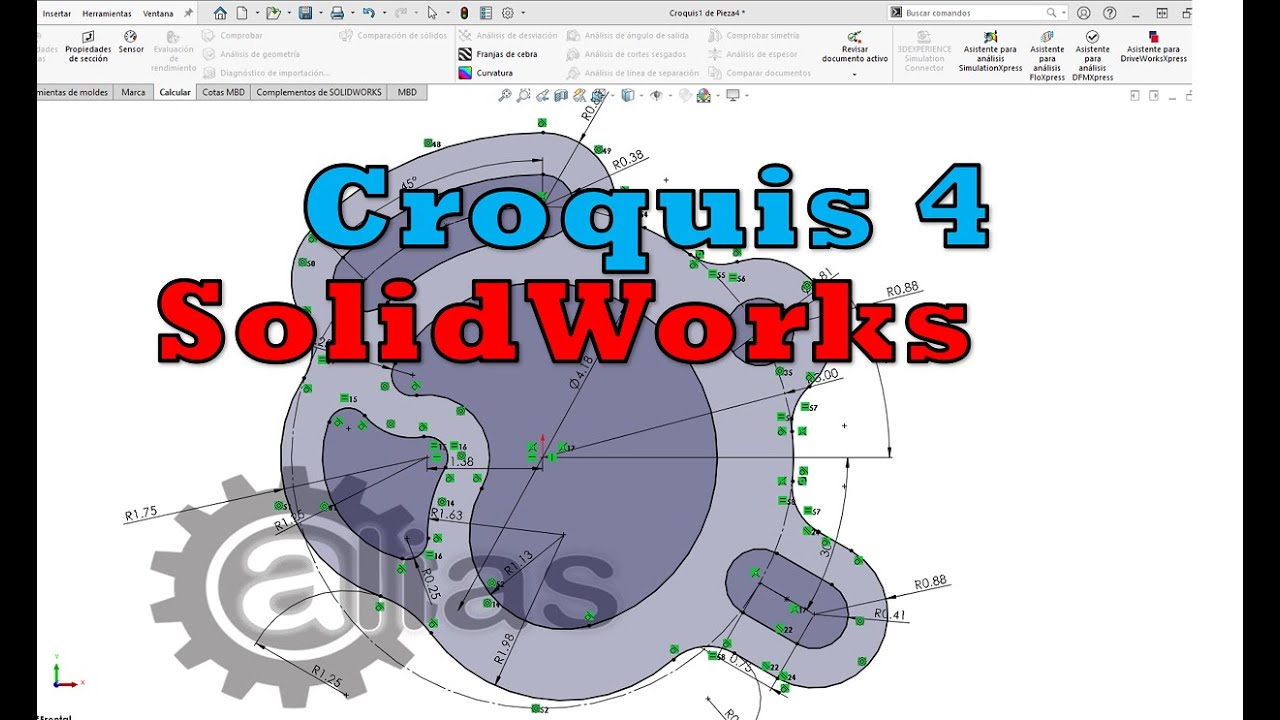Ejercicio Croquis 4 Solidworks - YouTube