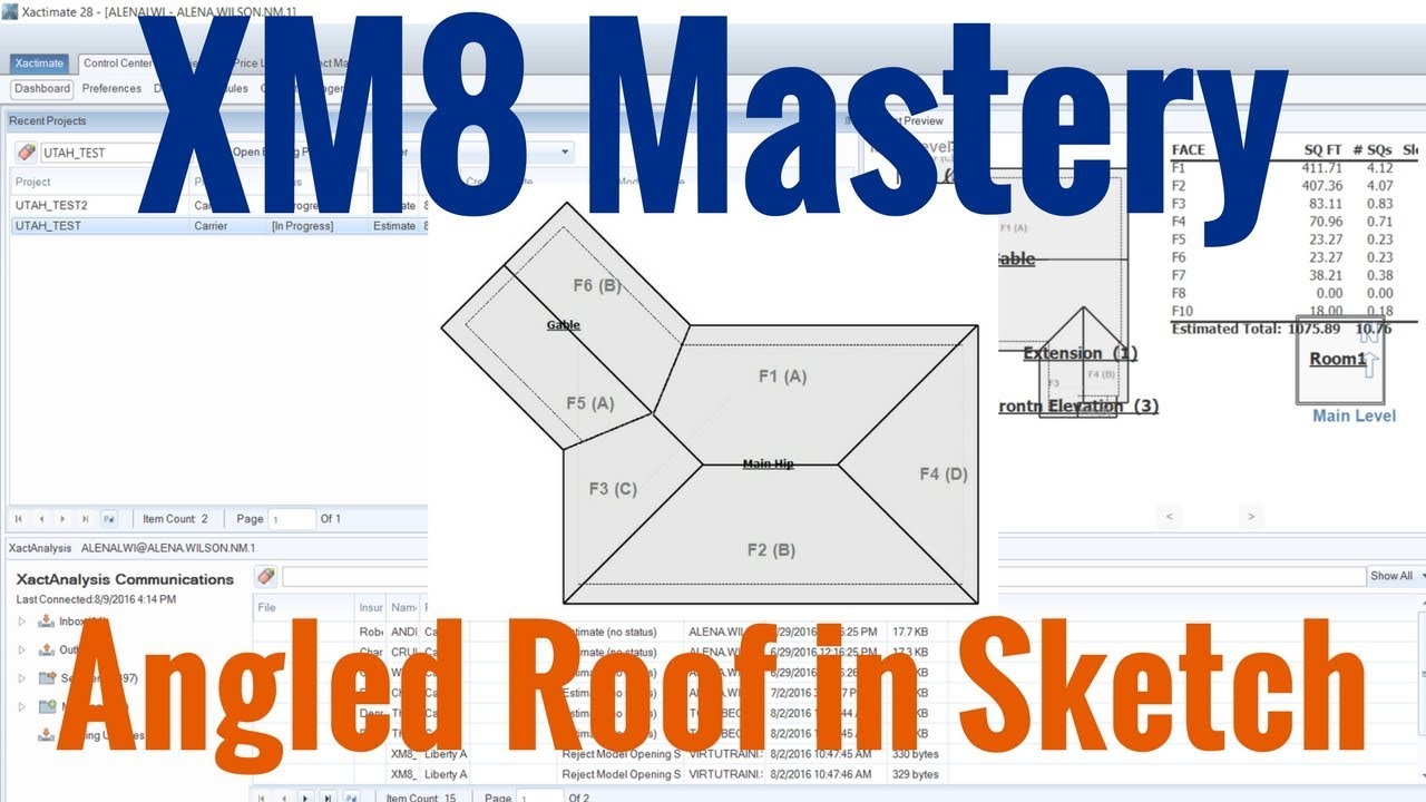 Intersecting Roof in Sketch - YouTube