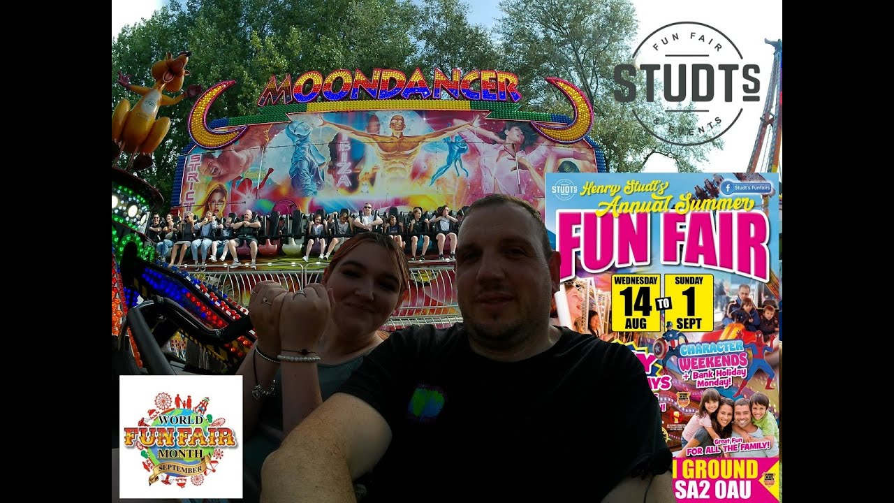 SPINS and SWINGS at Studts funfair Swansea - YouTube