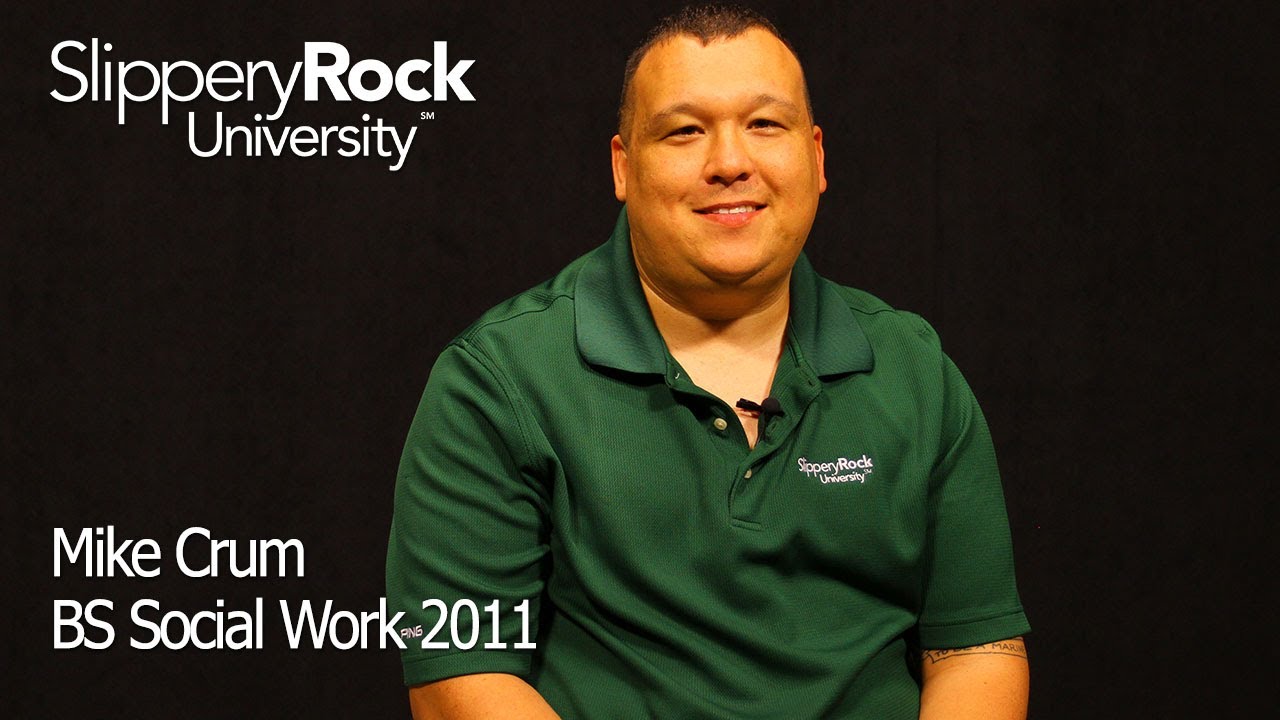 SRU Success Stories - Mike Crum, BS Social Work - YouTube