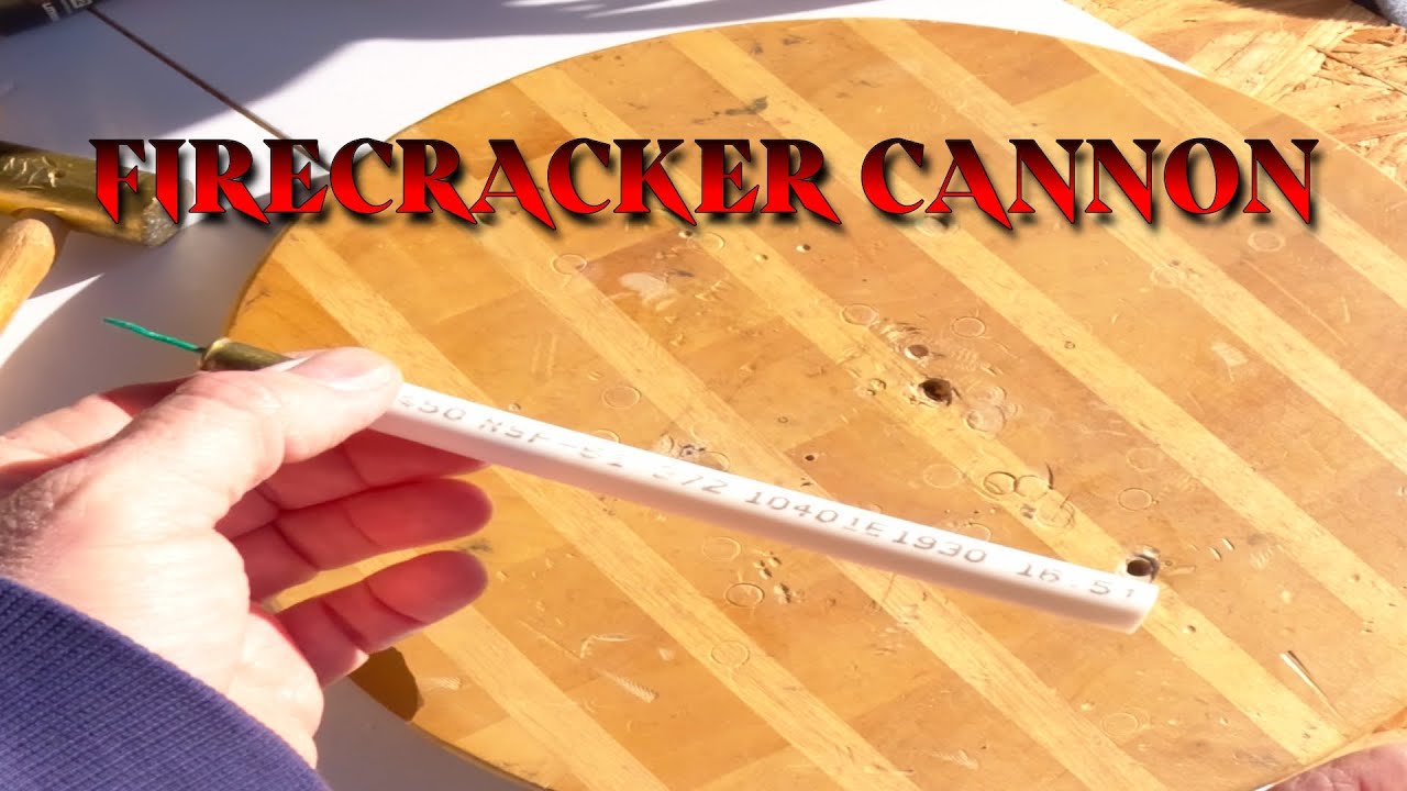 Let's Build A Firecracker Cannon - YouTube