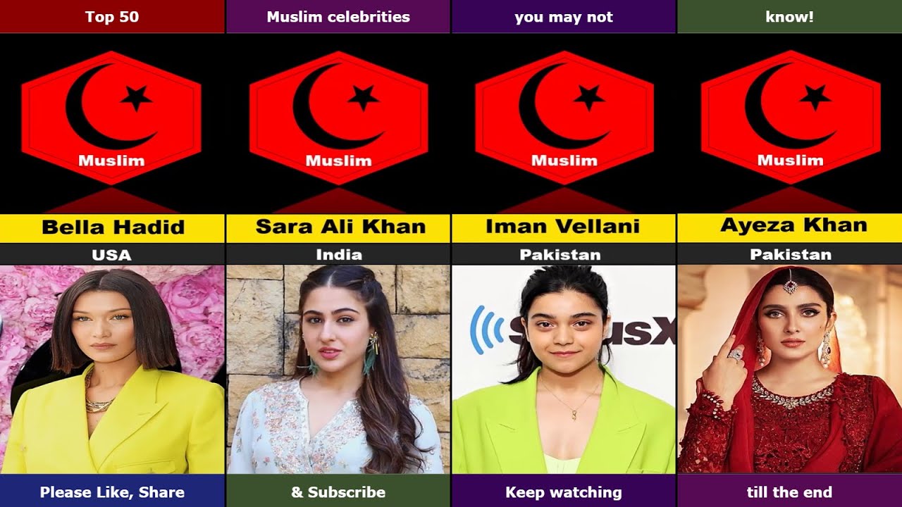 Top 50 Muslim Celebrities of 2024: Stars Embracing the Muslim Faith ...