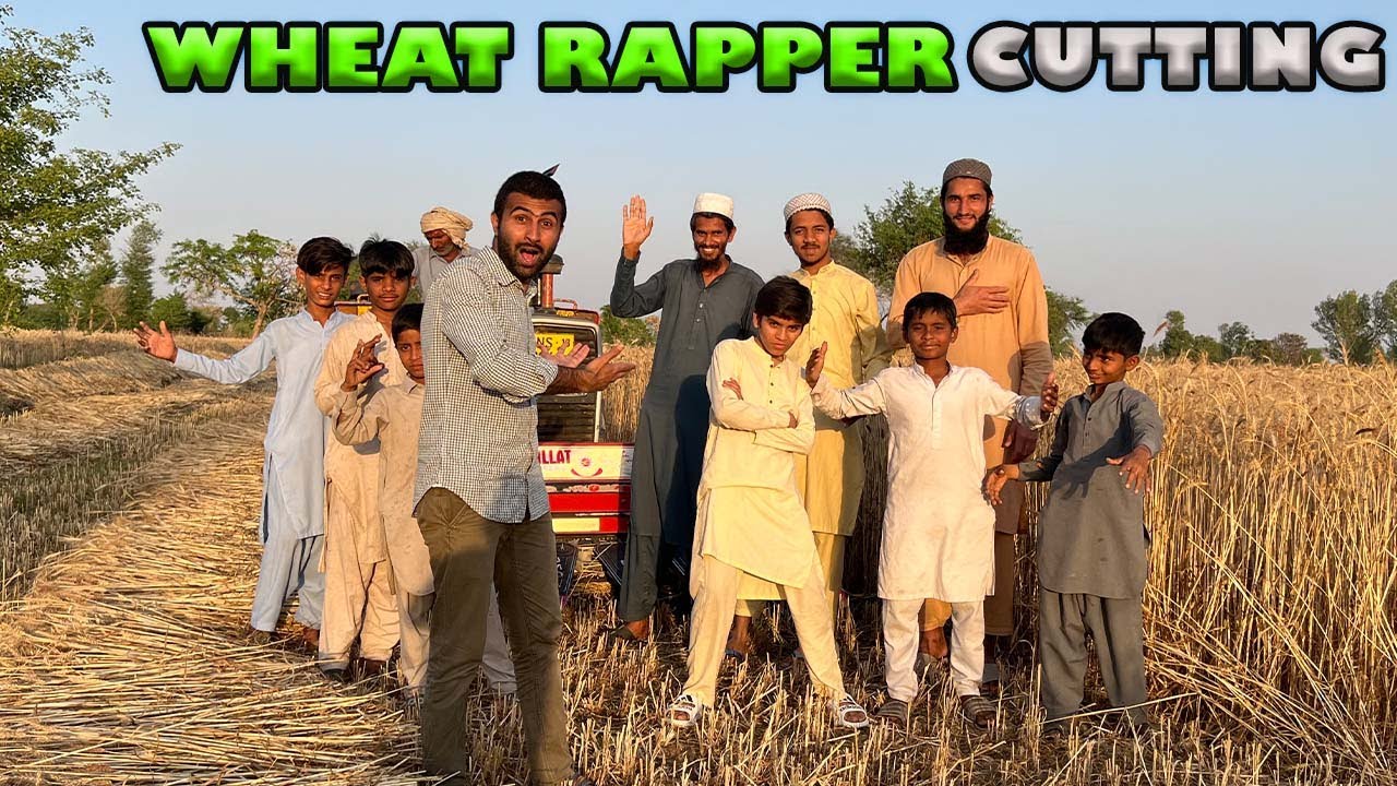 Wheat Rapper Tractor | Wheat cutting rapper| My Vallage - YouTube