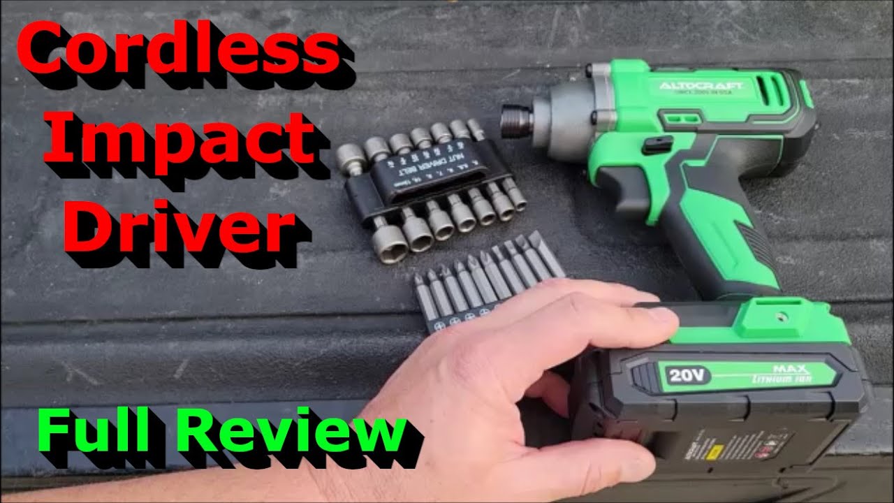 Cordless Impact Driver - Full Review - Nice Compact Impact - YouTube